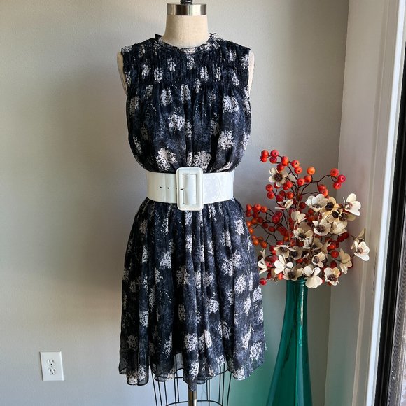 Joie | Dresses | Nwt Joie Thelen Mini Dress Extra Large In Baltic Print ...